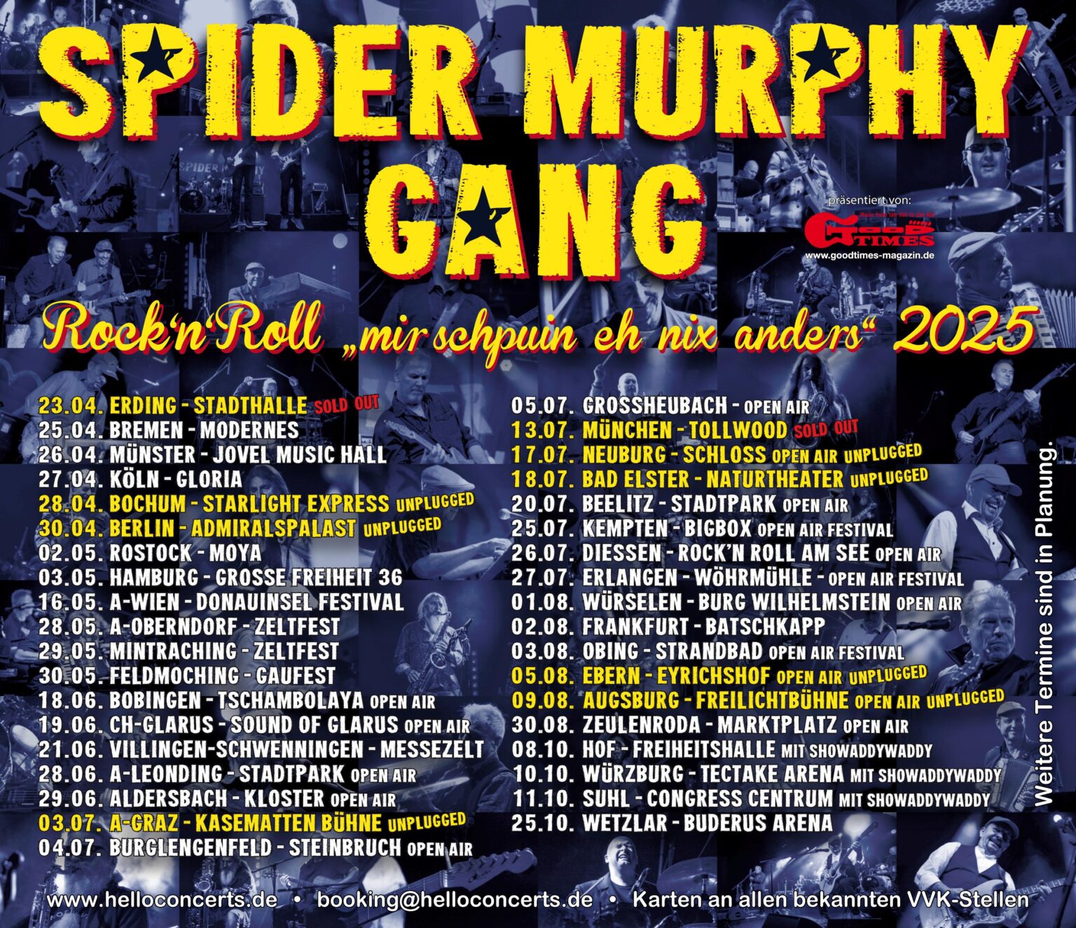 Spider Murphy Gang – Kultband aus München | Hello Concerts